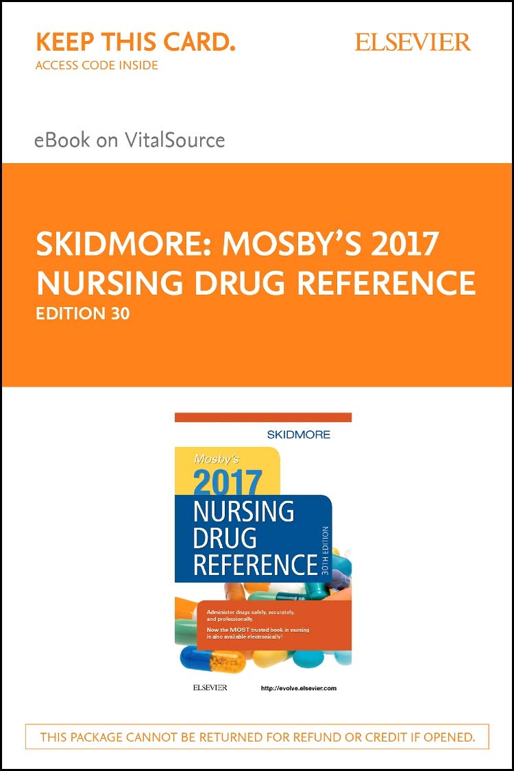 Buy Mosby's 2017 Nursing Drug Reference - Elsevier eBook on VitalSource ...