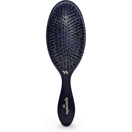Amazon.com : Spornette Classic Cushion Hair Brush, Boar & Ball-Tipped ...
