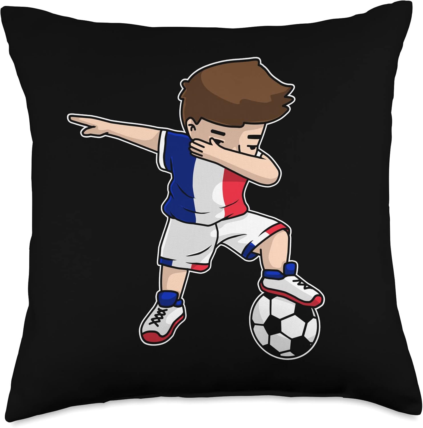 Amazon.com: Dabbing Soccer Kid Dab Dance Team Flag Jersey Soccer France ...