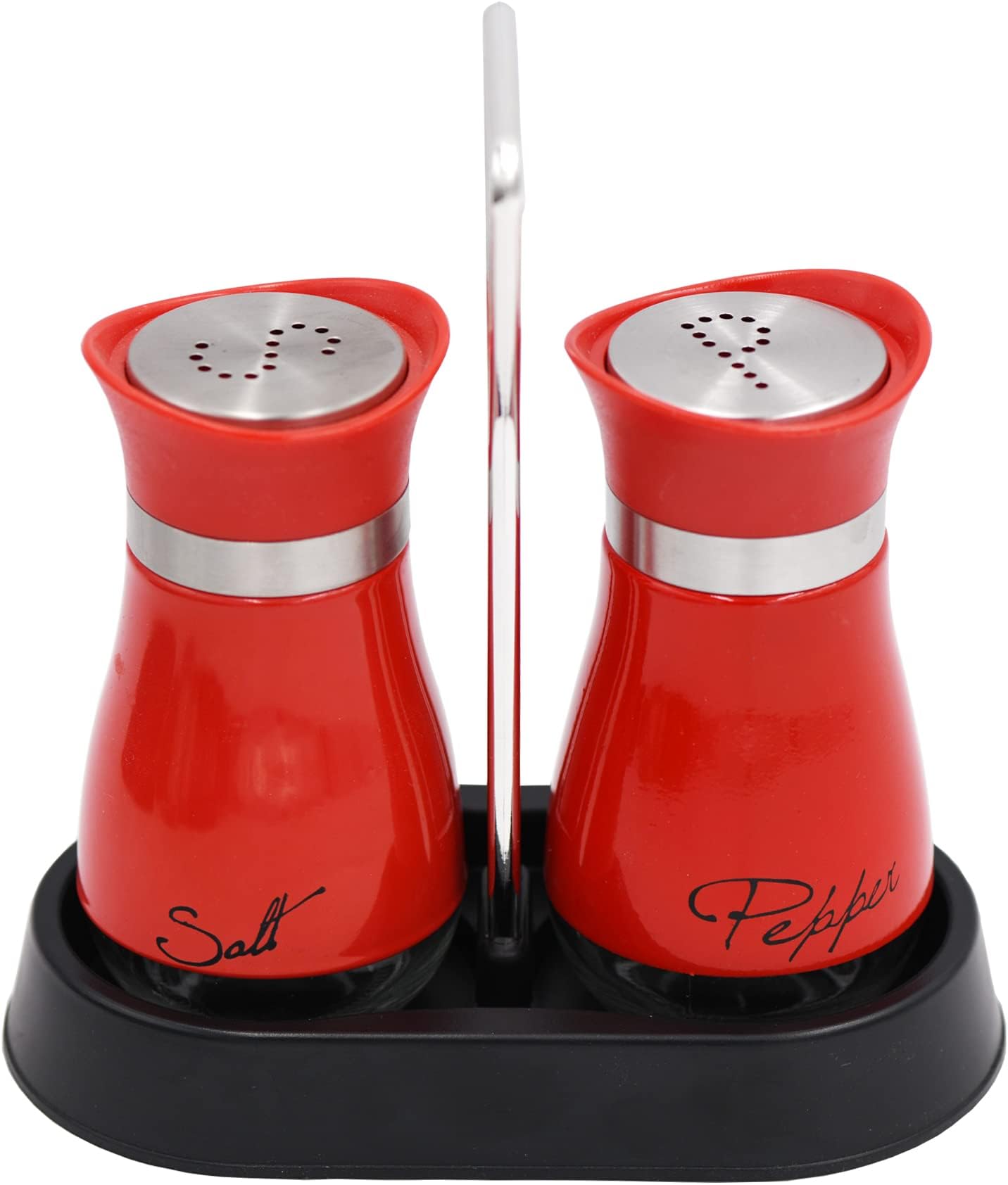 Amazon.com: MyGift Ceramic Salt and Pepper Shaker Set, Mini Brown Egg ...