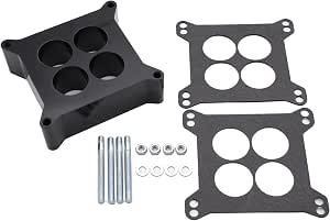 GSKMOTOR 2" Ported Phenolic Carburetor Spacer Fits Holley Chevy Ford ...