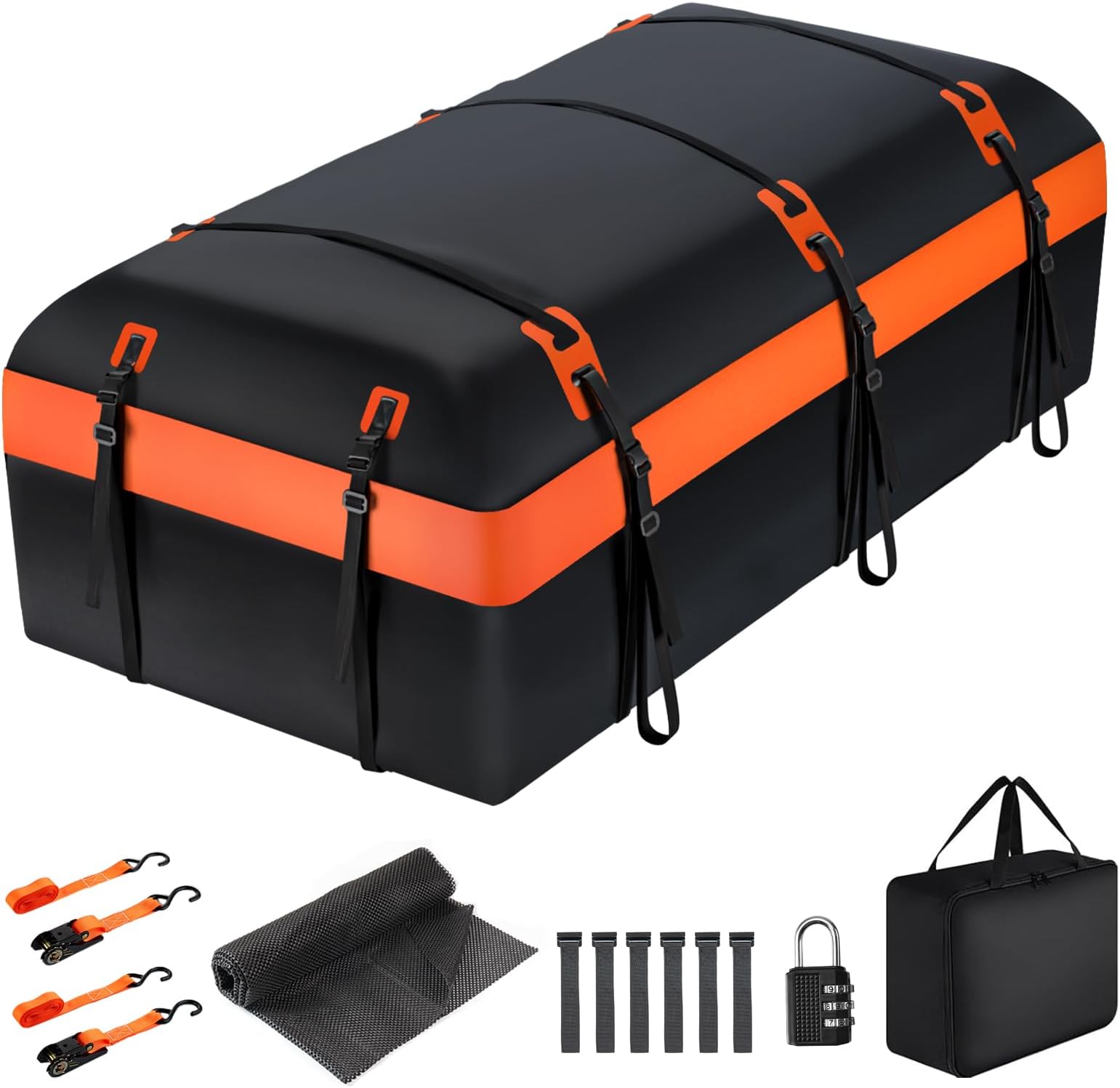Amazon.com: RoofPax XXL 28 cft Car Rooftop Cargo Carrier Bag Extra ...