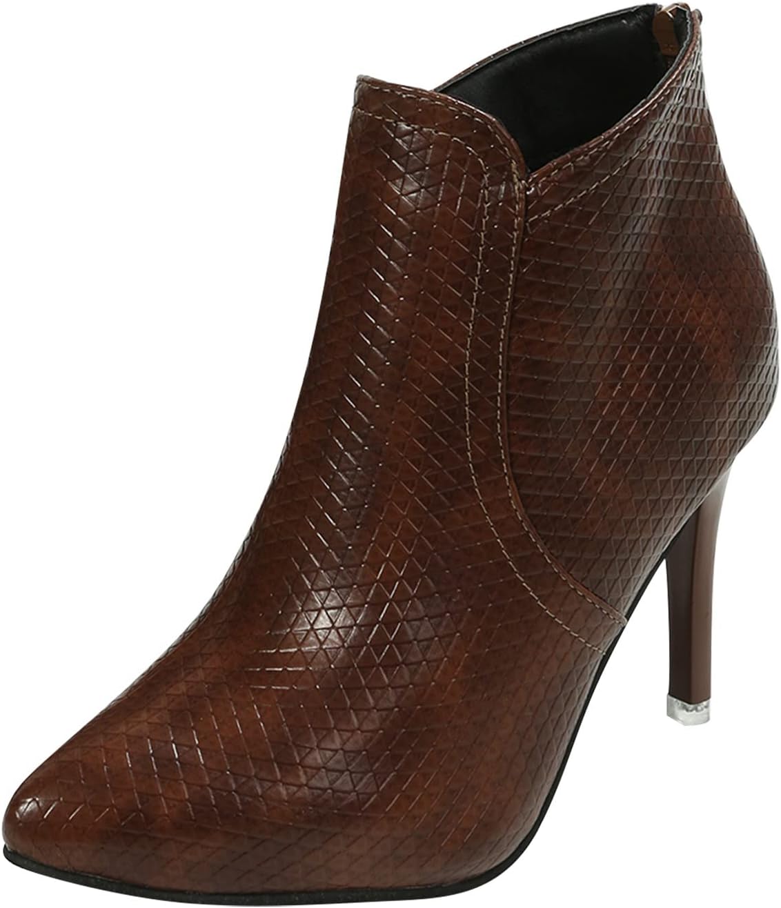 Connon Burgundy Ankle Boots Knee high Chelsea Boots Square Toe Knee ...