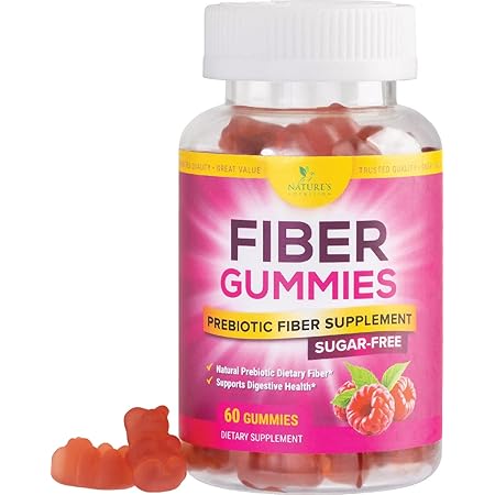 Amazon.com: Fiber Gummies for Adults - Sugar Free & 4g per Serving ...