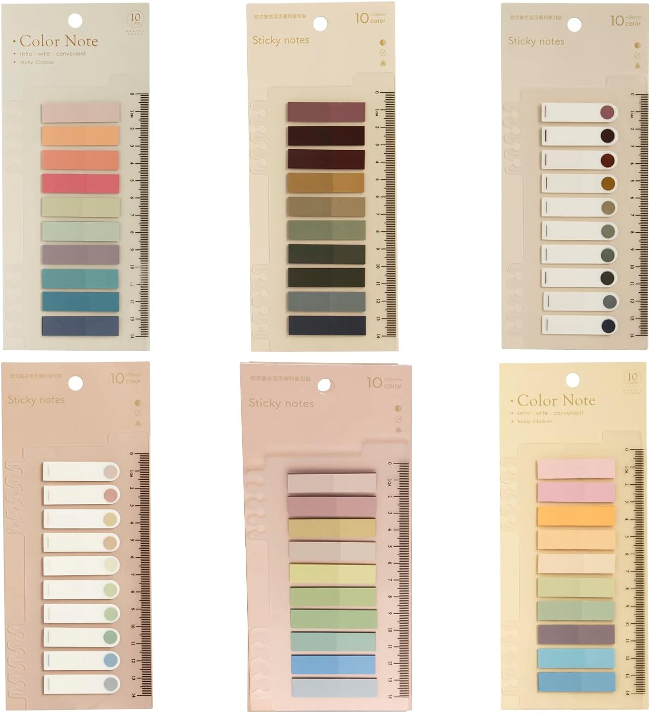 1200Pcs Sticky Tabs,Index Tabs Sticky,Sticky Tabs Page Markers,Writable ...