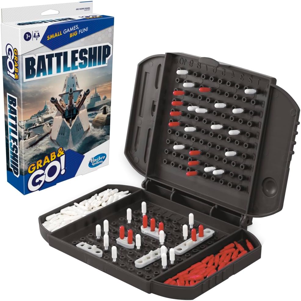 Buy Hasbro Gaming Battleship Board Game, Classic Strategy Board Game ...