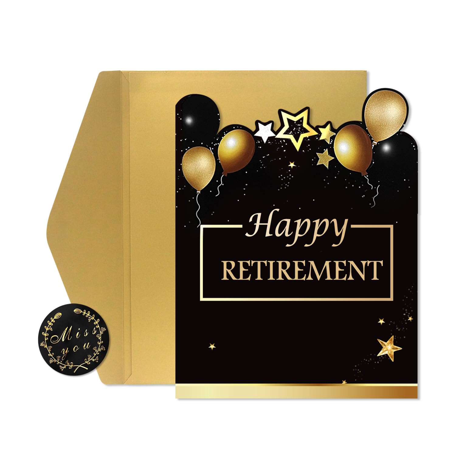 Amazon.com : LYXJYLP Large Retirement Greeting Card 13.8 x 21.2 inch ...