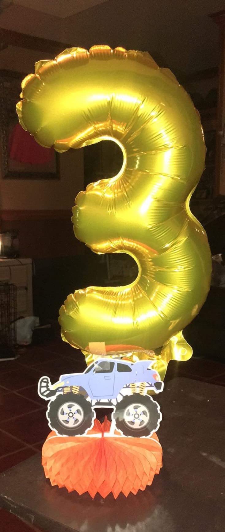 Amazon.com: 12 Pieces Truck Decorations Vehicle Themed Centerpieces for ...