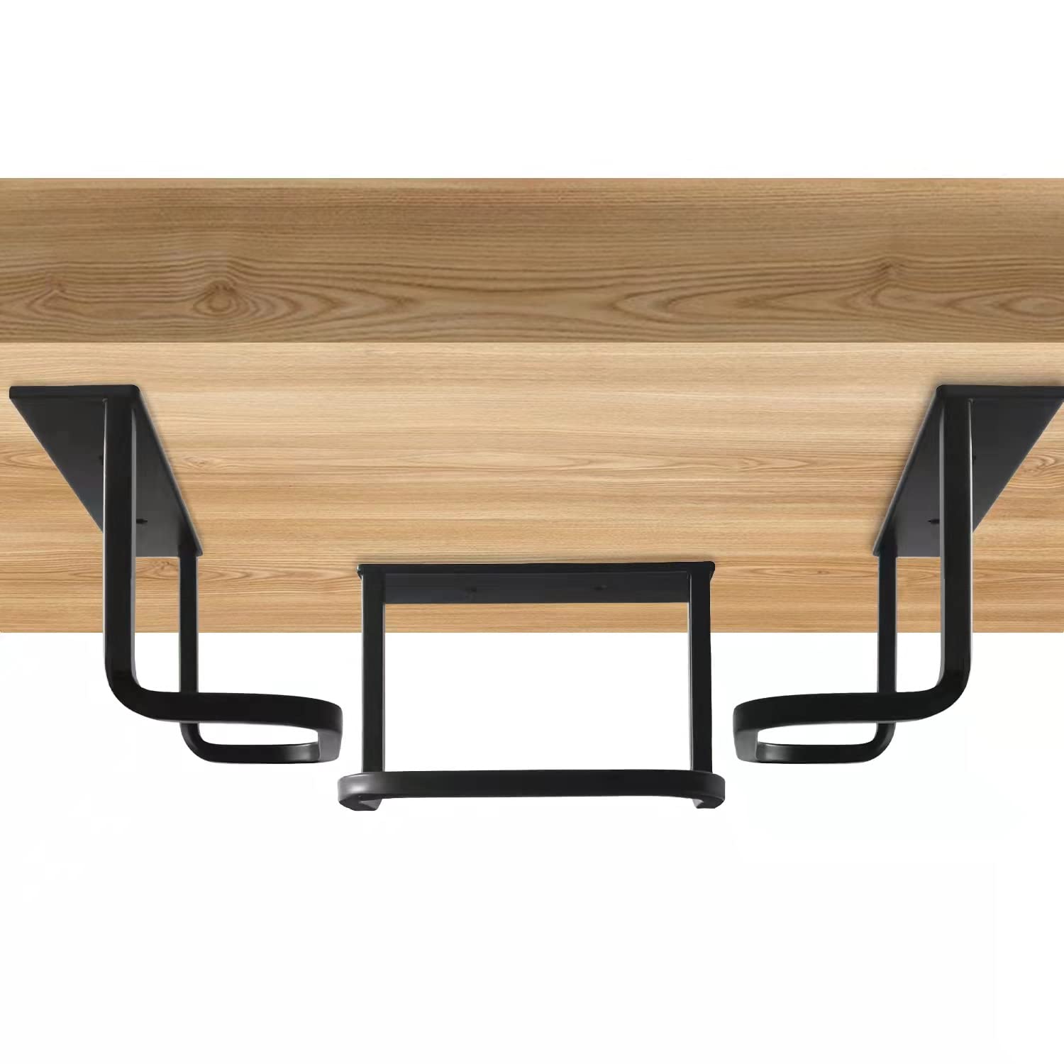 Under Desk Laptop Holder, Under Desk Shelf Bracket Compatible with ...