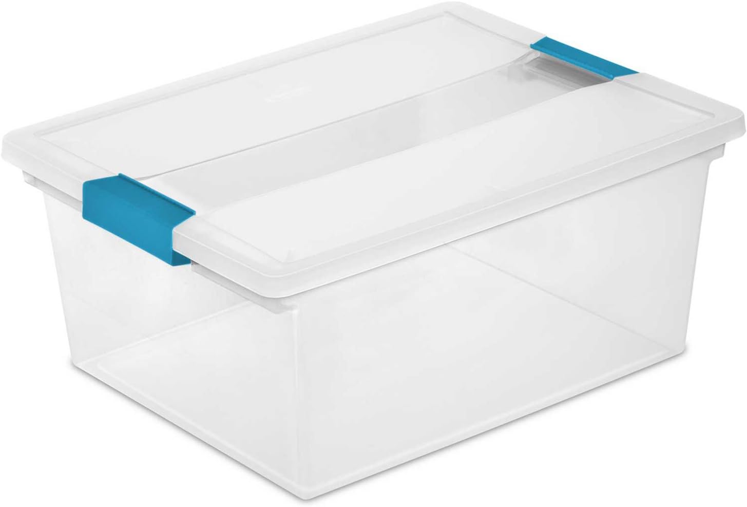 Amazon.com: STERILITE Mini Clip Box, Clear with Blue Aquarium Latches ...
