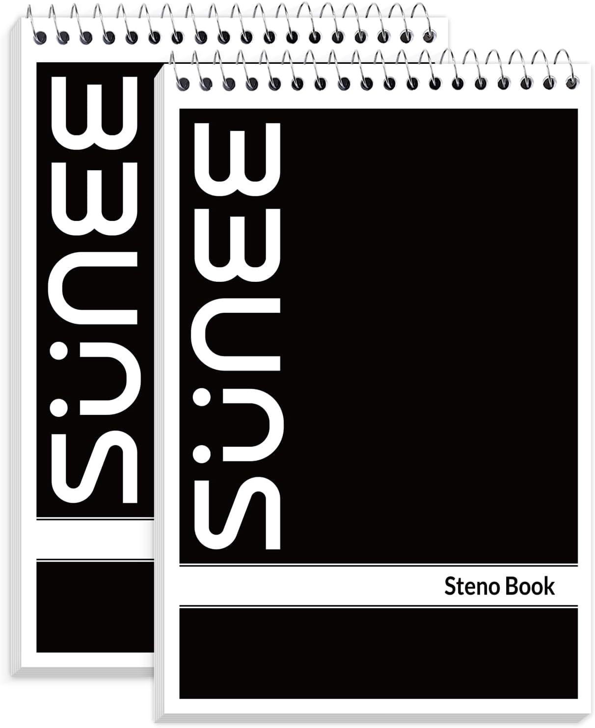 Amazon.com : SUNEE 2 Pack Steno Pads 6x9, Gregg Rule, 60 Sheets, Spiral ...
