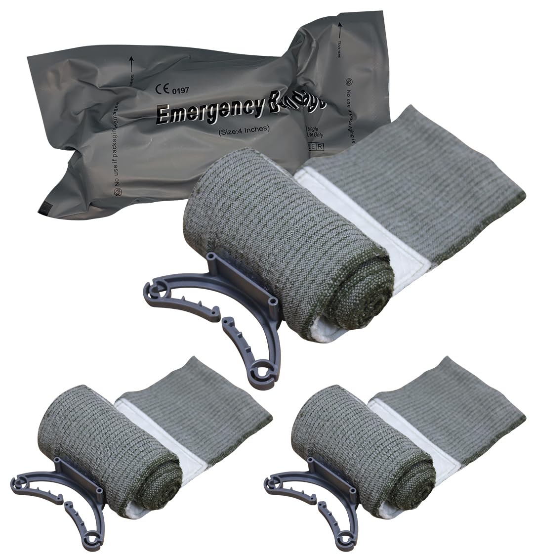 Amazon.com: Endure Military First Aid Bandage, Battle Wound Dressing ...