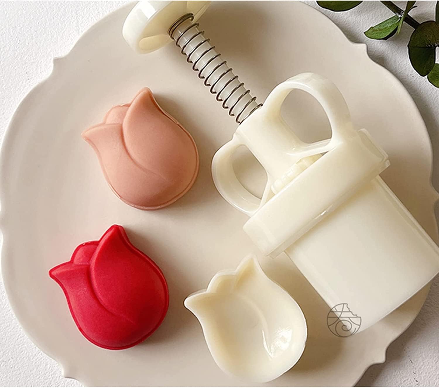 Amazon.com: Stamped mid-autumn mooncake press mold, hand-pressed ...
