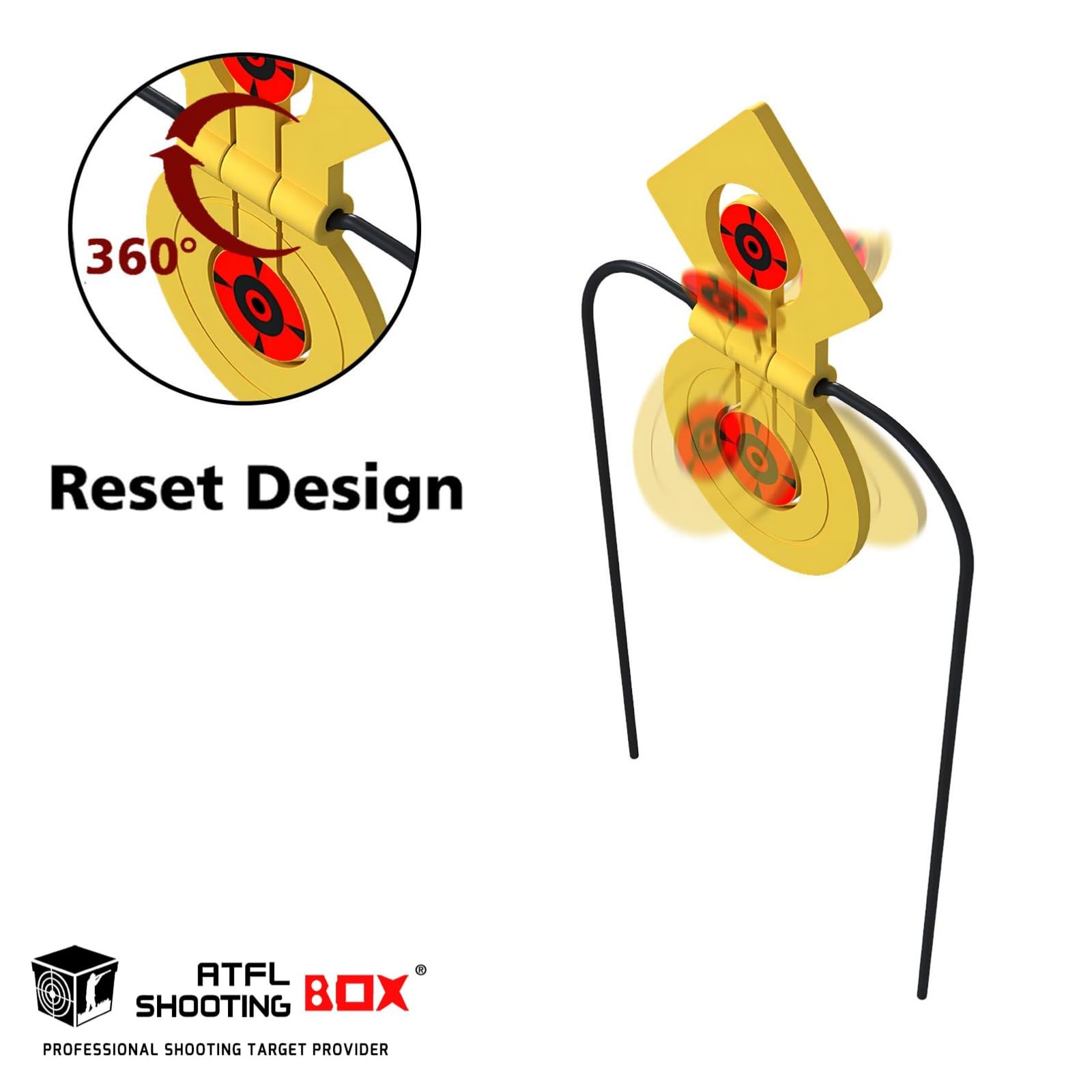 Snapklik.com : Atflbox Double Reaction Self-Healing Resetting Target ...