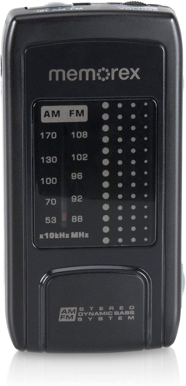 Amazon.com: Memorex AM/FM Portable Radio (Black) : Electronics