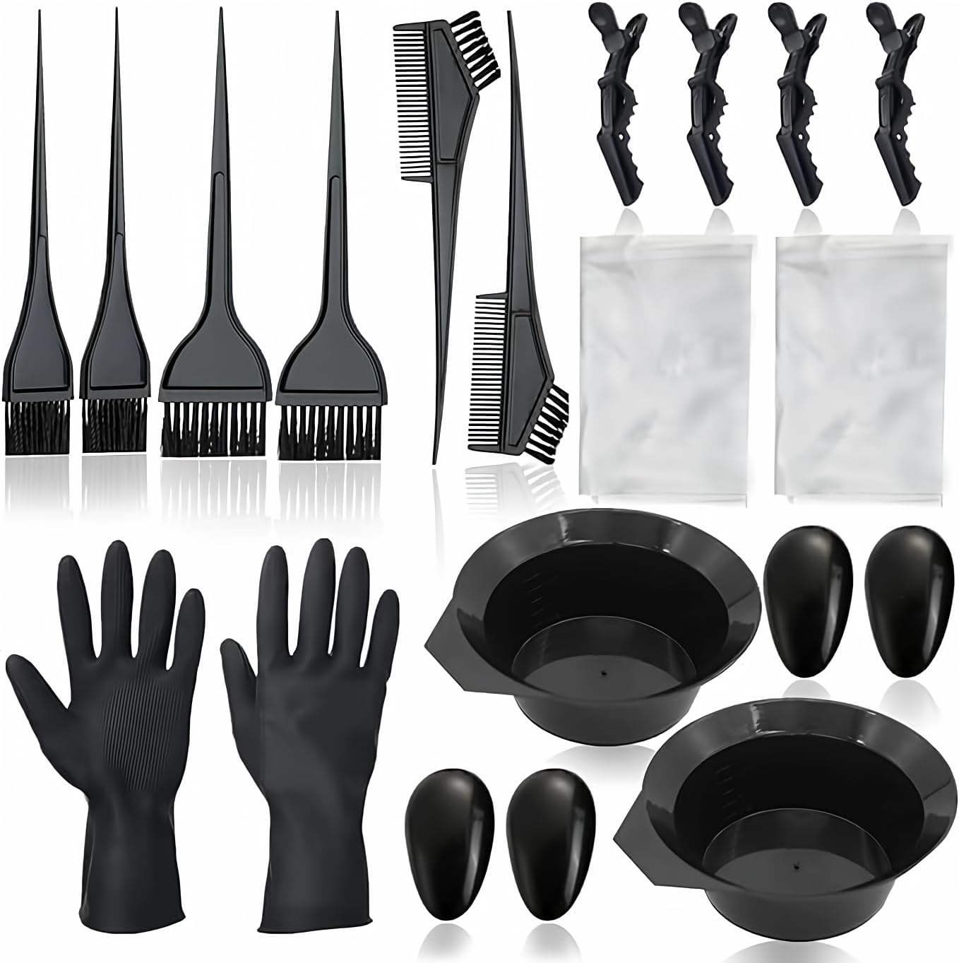 Amazon.com: Yexixsr 5Pcs Professional Salon Hair Coloring Dyeing Kit ...