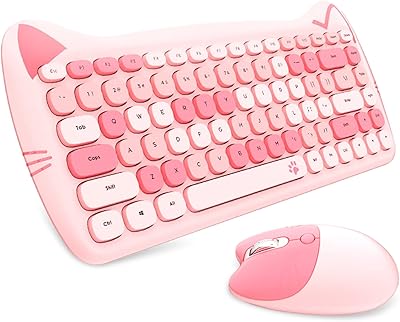 Fashion Wireless Keyboard and Mouse Combo, FD iK6630 2.4GHz Cordless ...