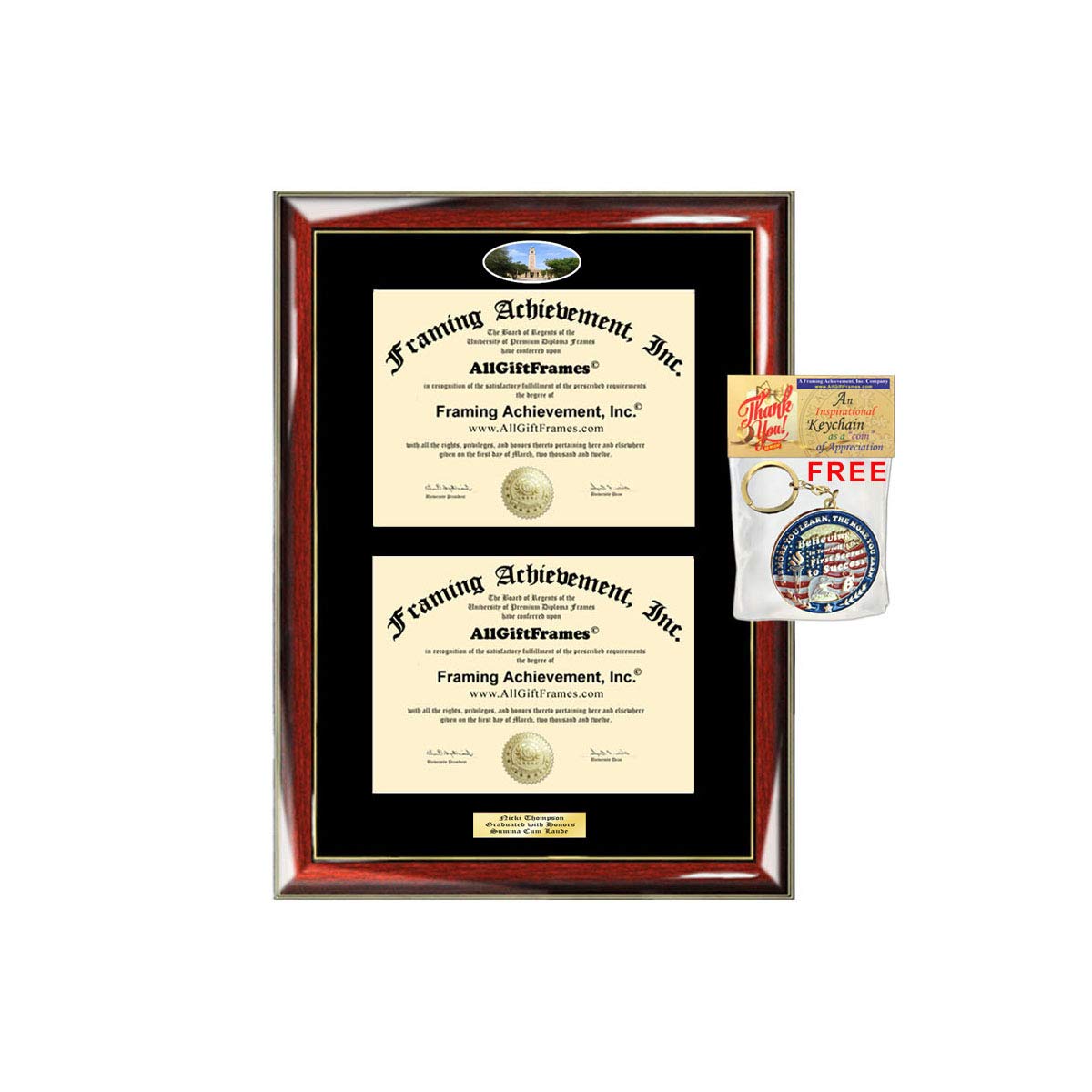 Amazon.com - Double Diploma Frame Louisiana State University LSU Dual ...