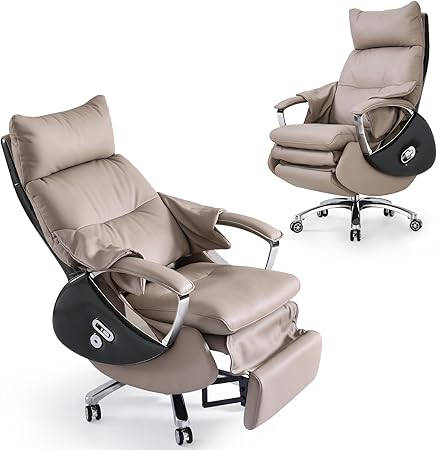 Amazon.com: EMIAH Ergonomic Office Chair with Footrest Electric ...