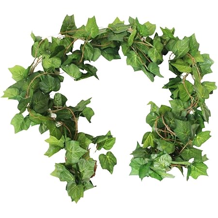 Amazon.com: HECATY 12 Strands 90 ft Artificial Fake Grape Vines with 3 ...