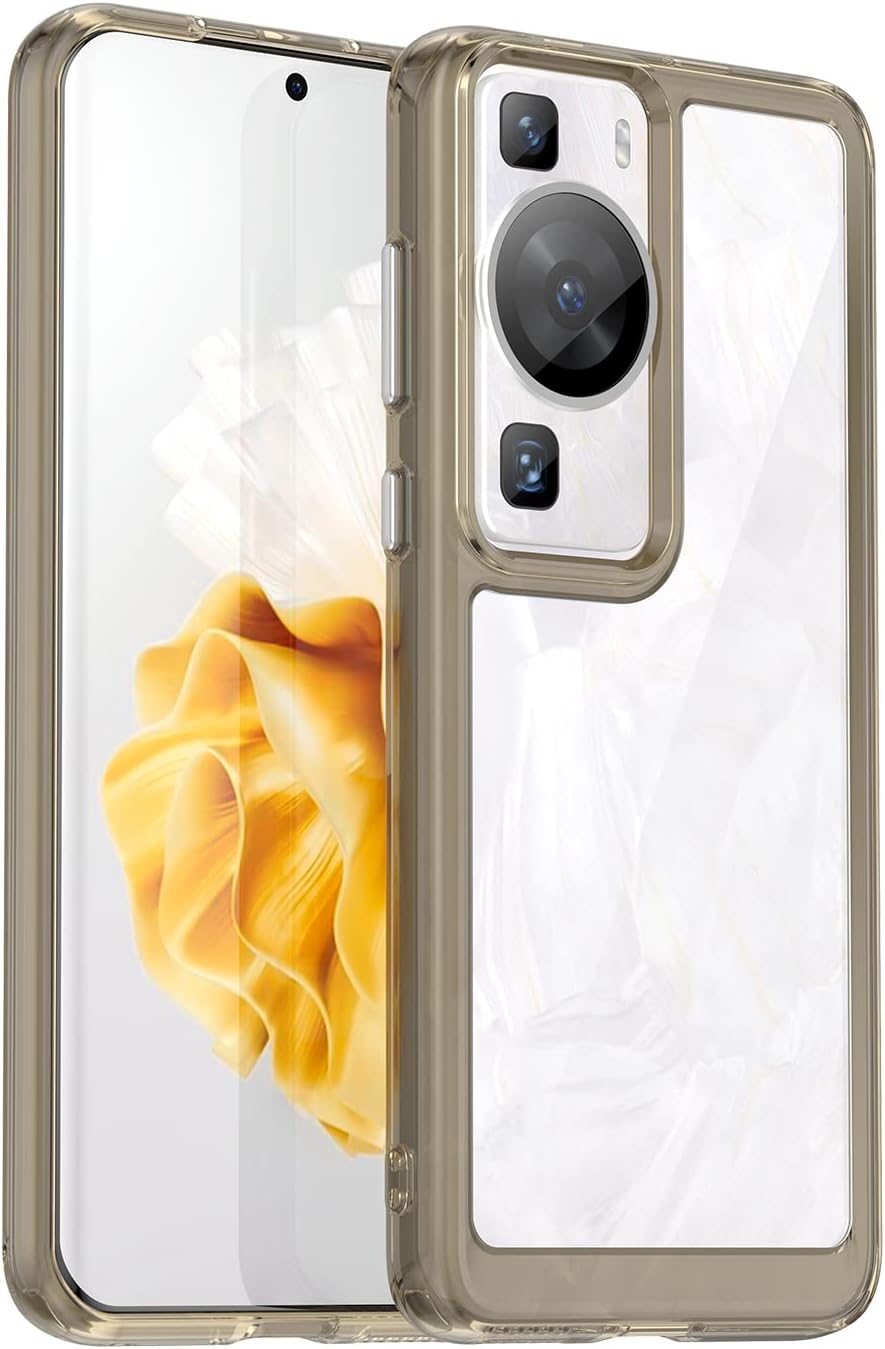 Teebo Funda para P60/Huawei P60 Pro Case Uso rudo, Transparente PC ...