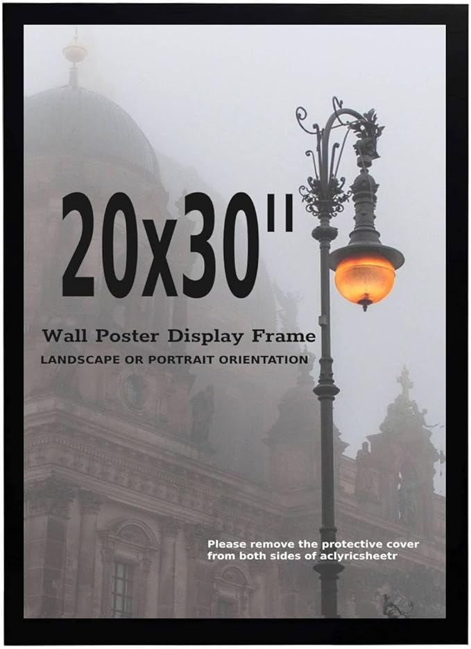 Modern Wall Photo Frame - Contemporary Home Office Decor - 20 x 30 Inch ...