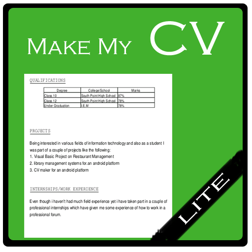 Make My CV Lite - App on Amazon Appstore