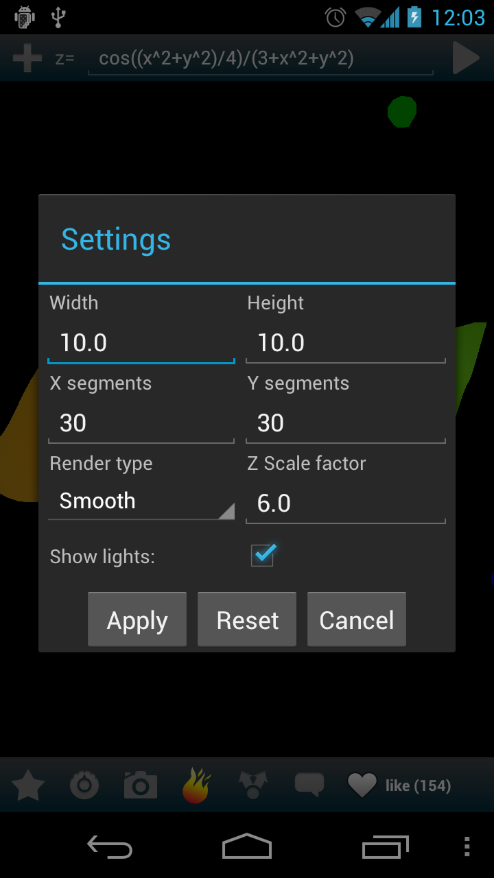 3D Graph OpenGL - App on Amazon Appstore