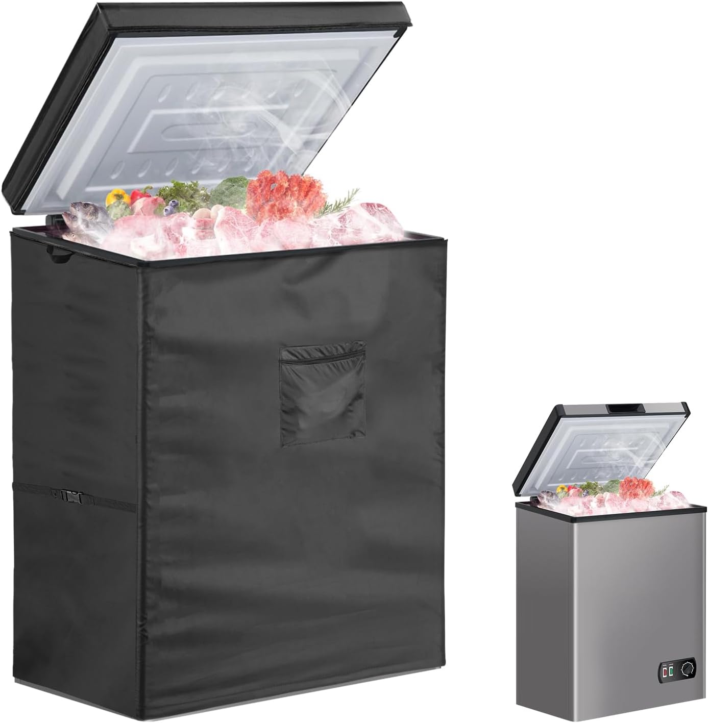 Amazon.com: Fentiff Deep Freezer Cover, Waterproof Dustproof Chest ...