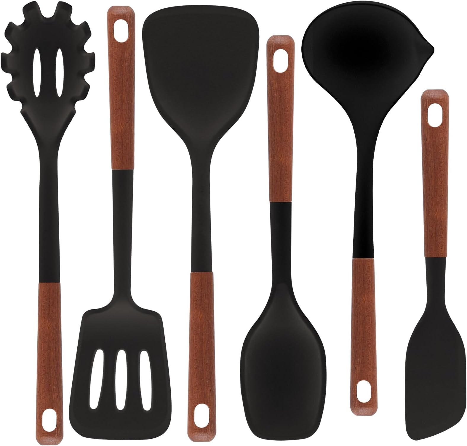 Amazon.com: Oster Everwood 5 pc Nylon Tools Set, 5-Piece, Grey/Wood ...