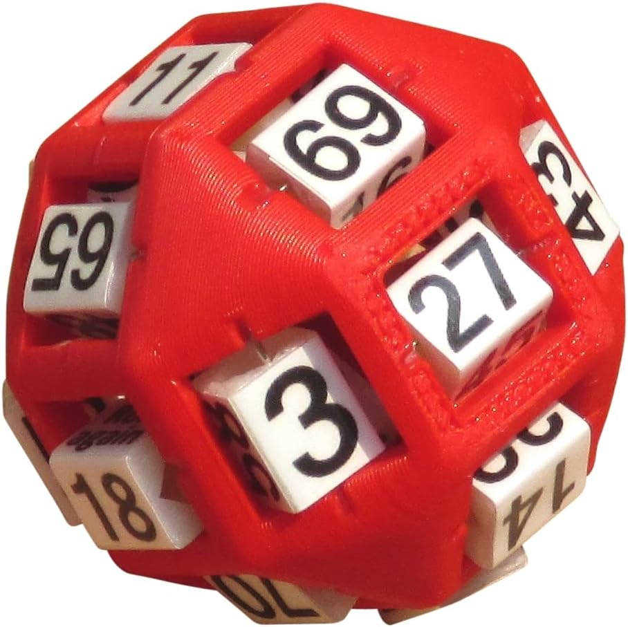 Patent Lottery Numbers Generator Die - 1 to 69 (and 70) for Mega ...