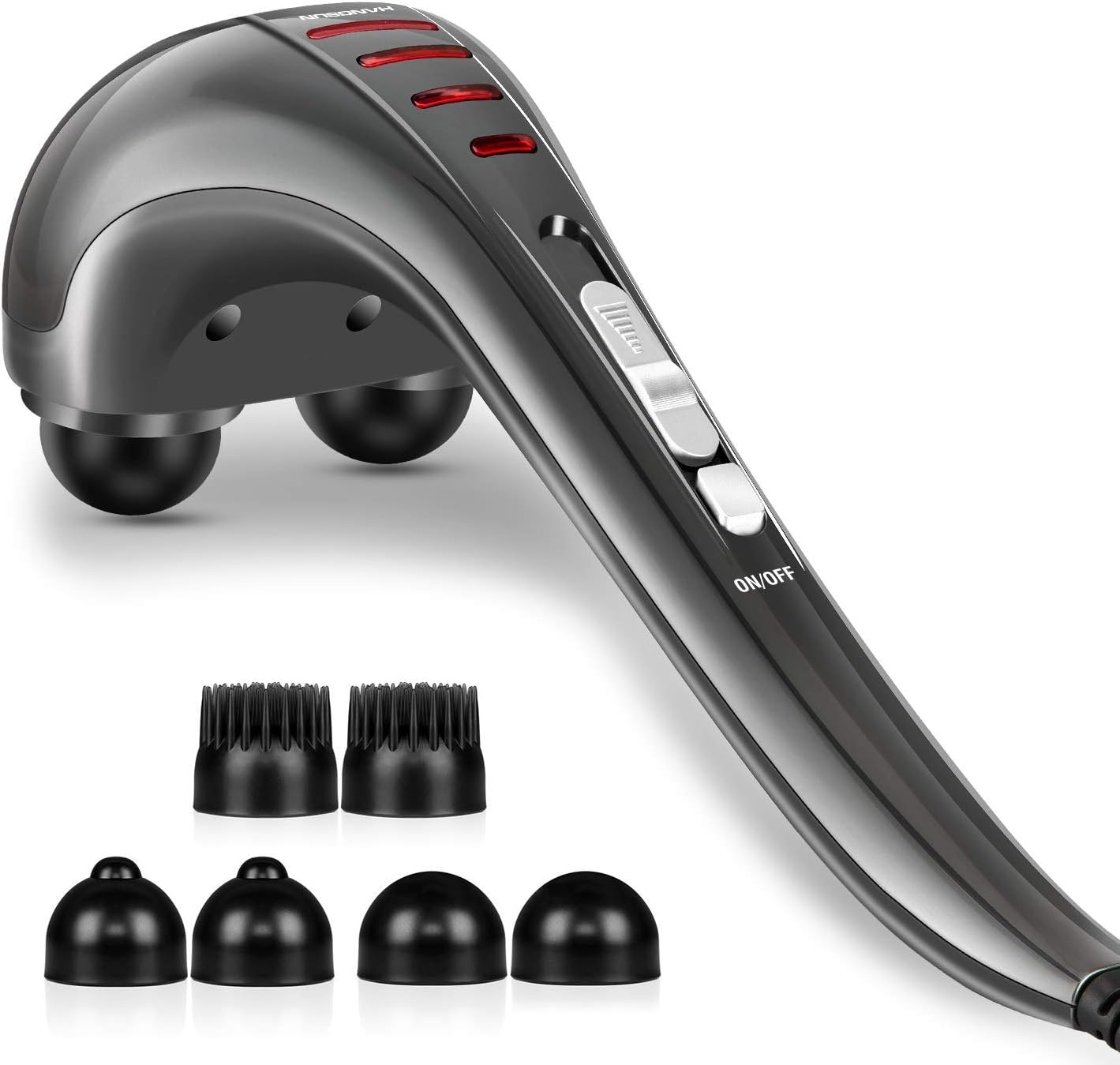 Amazon.com: Homedics Back Massager - Heated Automatic Percussion Back ...