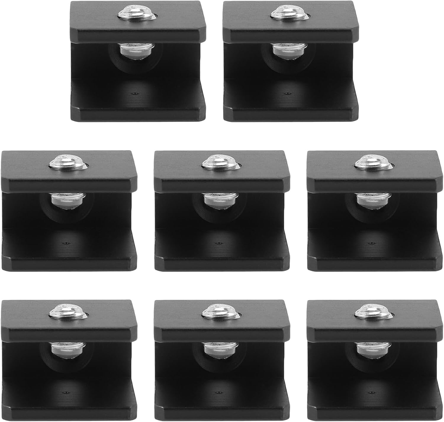 Amazon.com: Veemoon 8pcs Glass Clip Square Bracket Glass Mounting ...