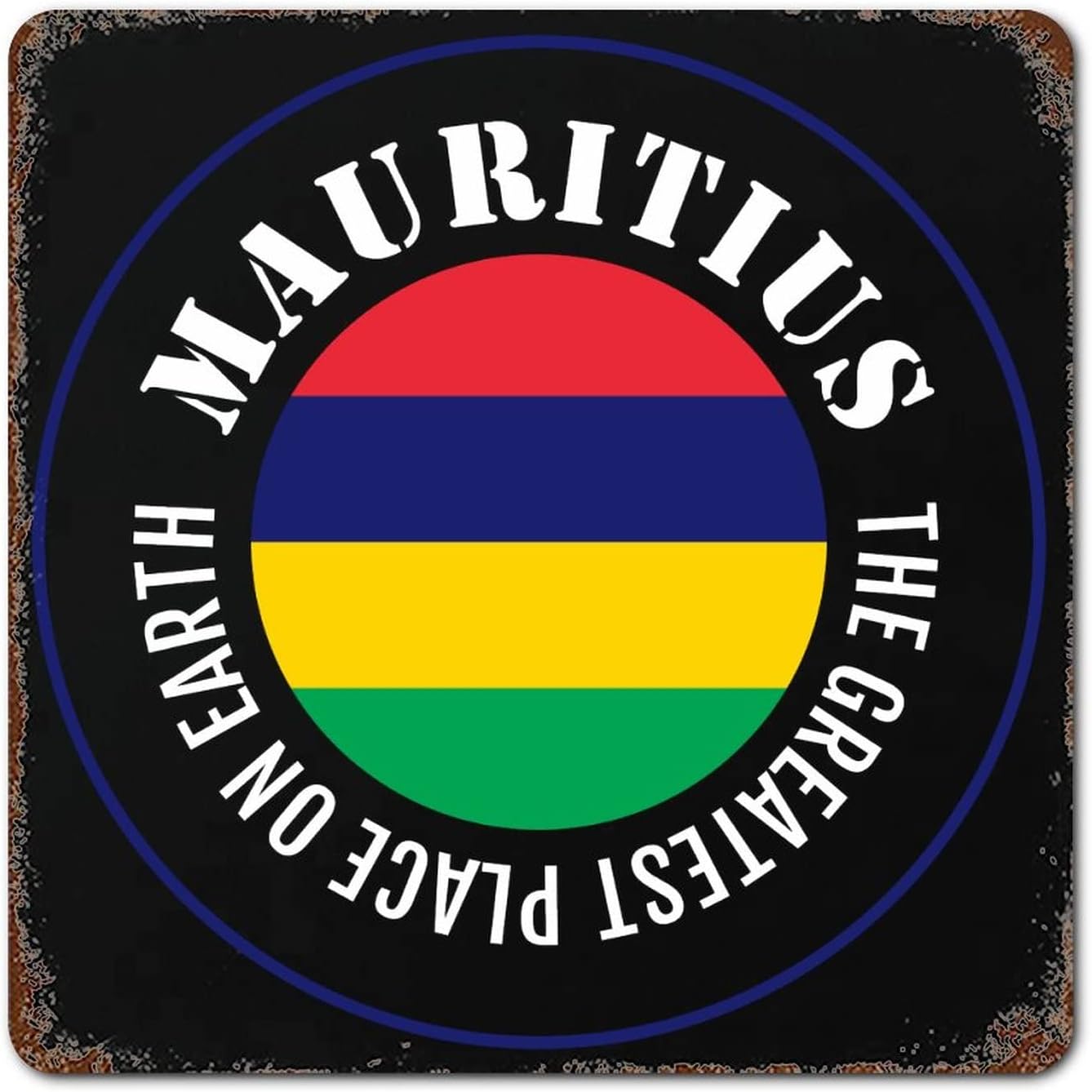 Amazon.com: Metal Signs Mauritius,The Greatest Place On Earth Vintage ...
