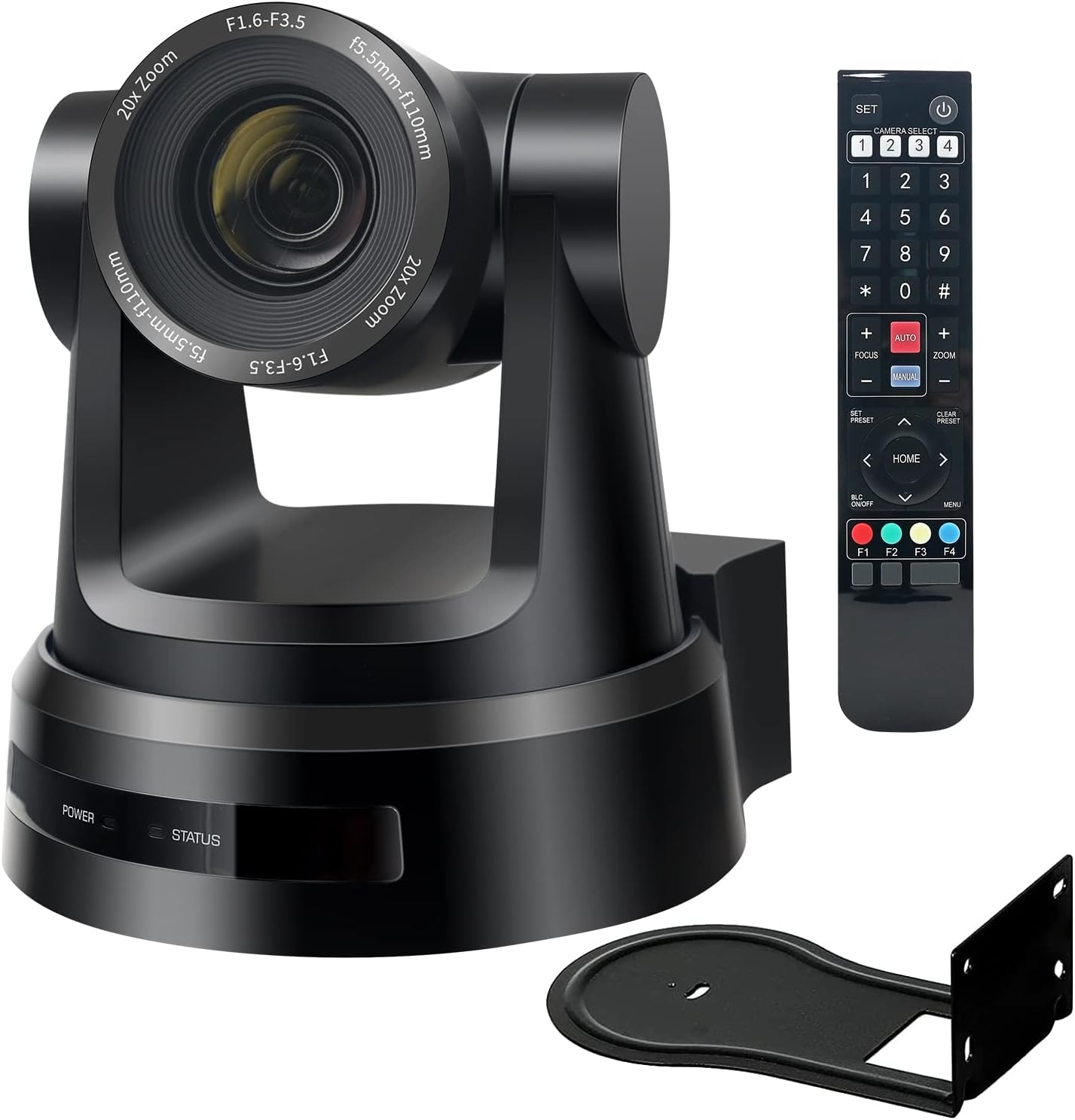 Câmera PTZ Zoom óptico de 10X com saídas de rede USB HDMI, câmeras de ...