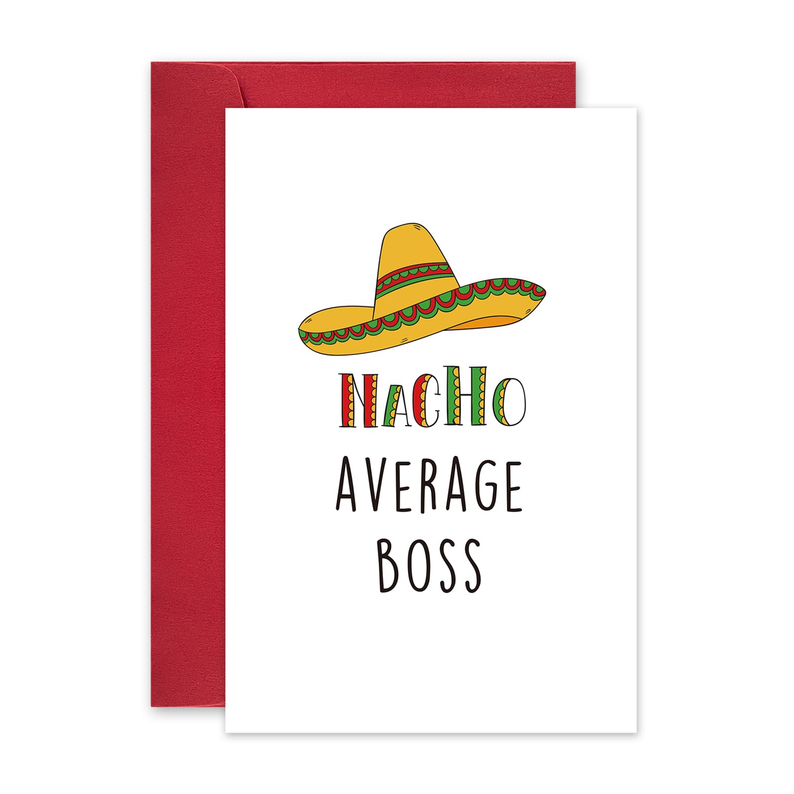 Amazon.com: Leinessy Funny Boss Day Card, Thank You Card for Boss, Cute ...