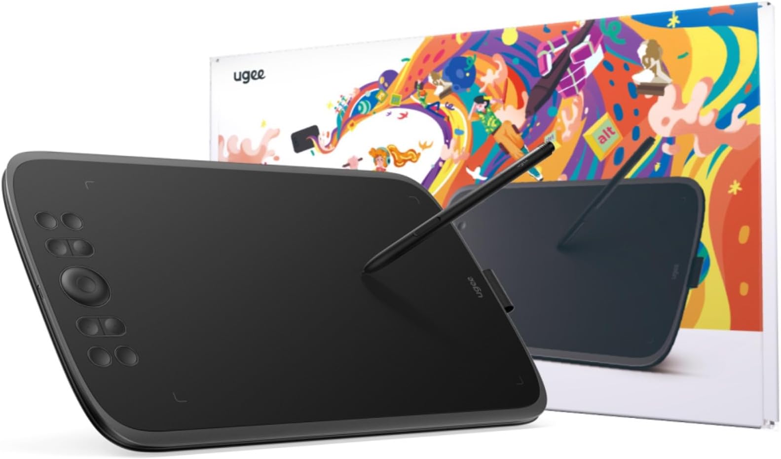 UGEE Tableta Gráfica S640, 6,3x4 Pulgadas Tableta de Dibujo Portátil Ultradelgada, 8192 Niveles ...