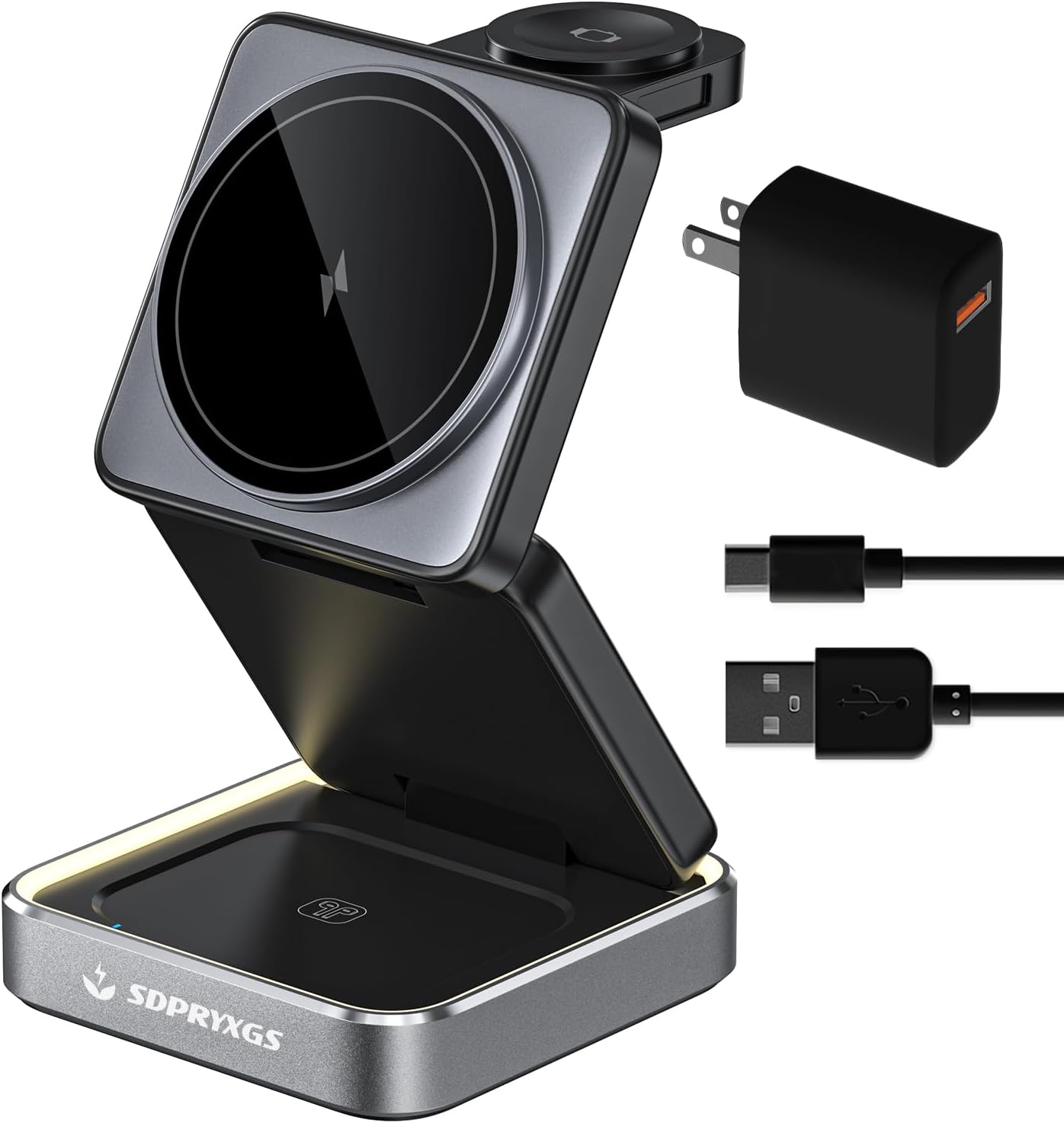 Amazon.com: innowa 3-in-1 Wireless Travel Charger for Apple Devices ...