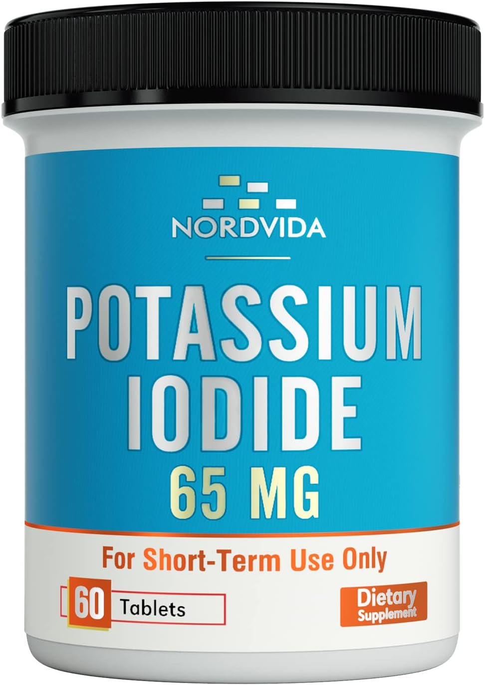 Amazon.com: NordVida Potassium Iodide 65 mg Tablets, Emergency Kit ...