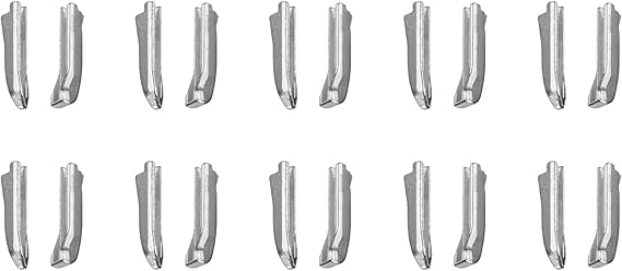 Amazon.com: uxcell 10 Sets Double Open Zipper Repair Latch Kits, #3 ...