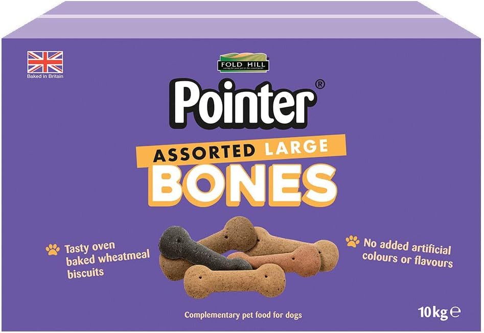 Chewdles Pointer Boni-Bix Assorted Large Biscuit Dog Treats, 10 kg ...