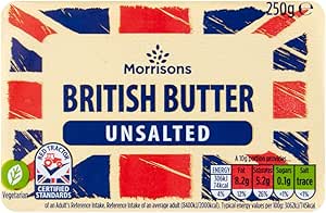 Morrisons Unsalted British Butter 250g : Amazon.co.uk: Grocery