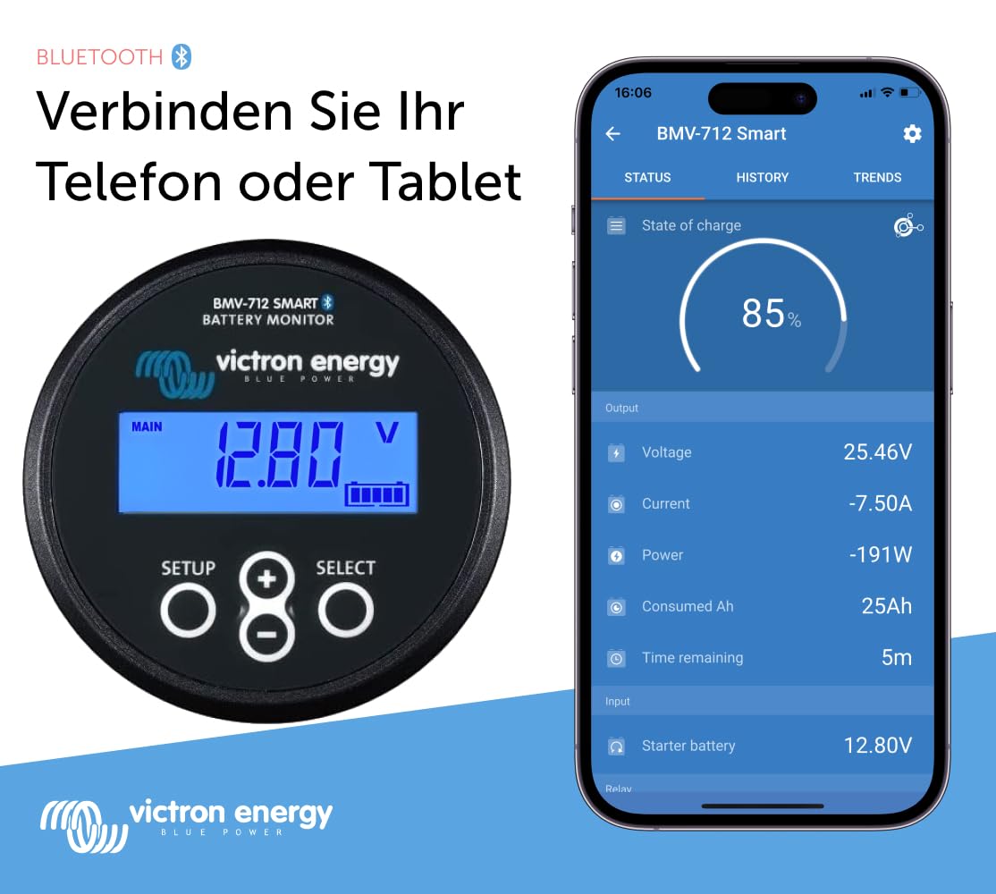 Victron Smart Shunt Victron BMV-712 Smart Batteriemonitor Mit Bluetooth ...