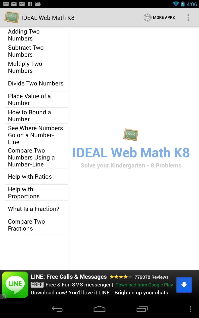 IDEAL Web Math K-8 - App on Amazon Appstore