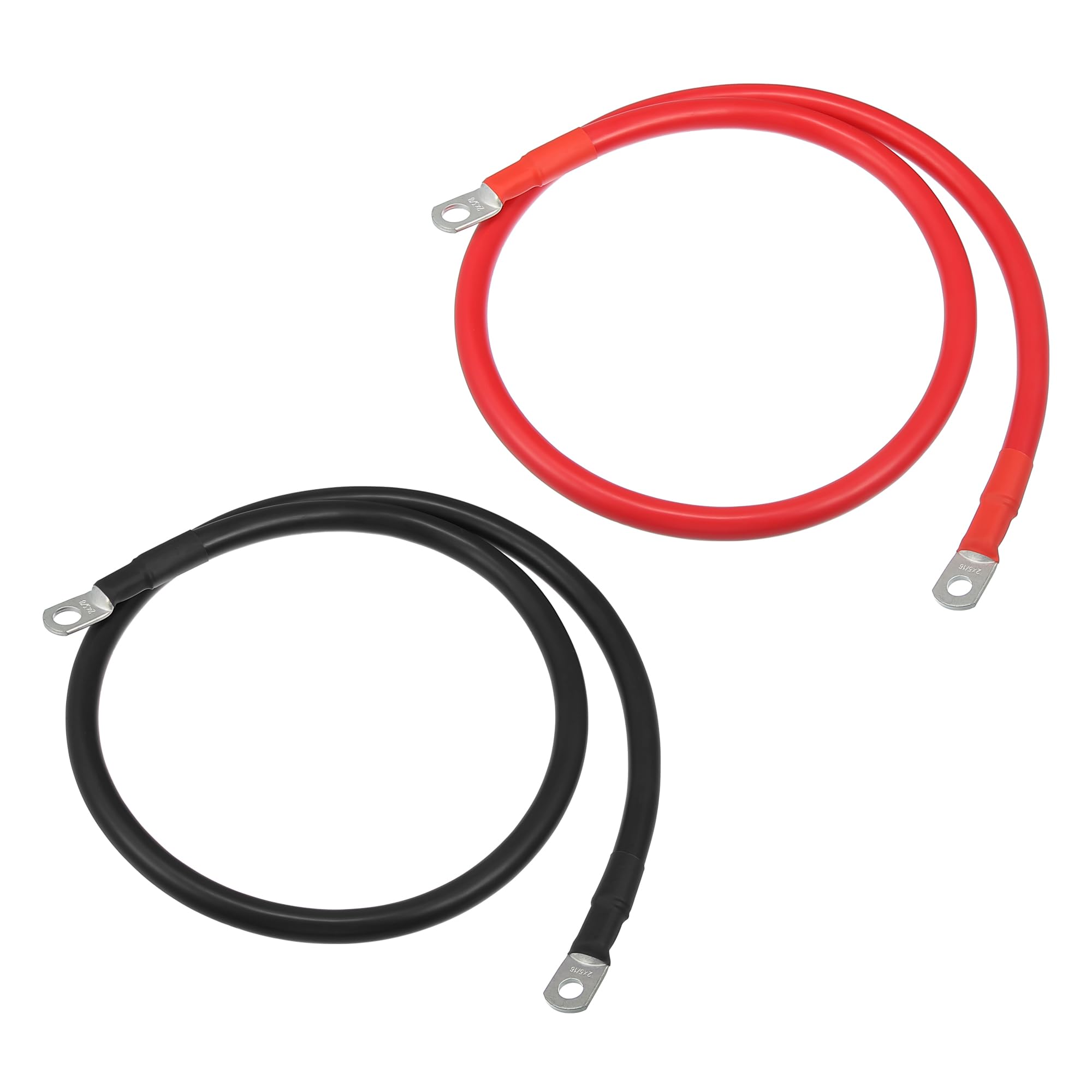 Amazon.com: VekAuto 1 Pair Copper Battery Inverter Cables, 2 AWG Gauge ...