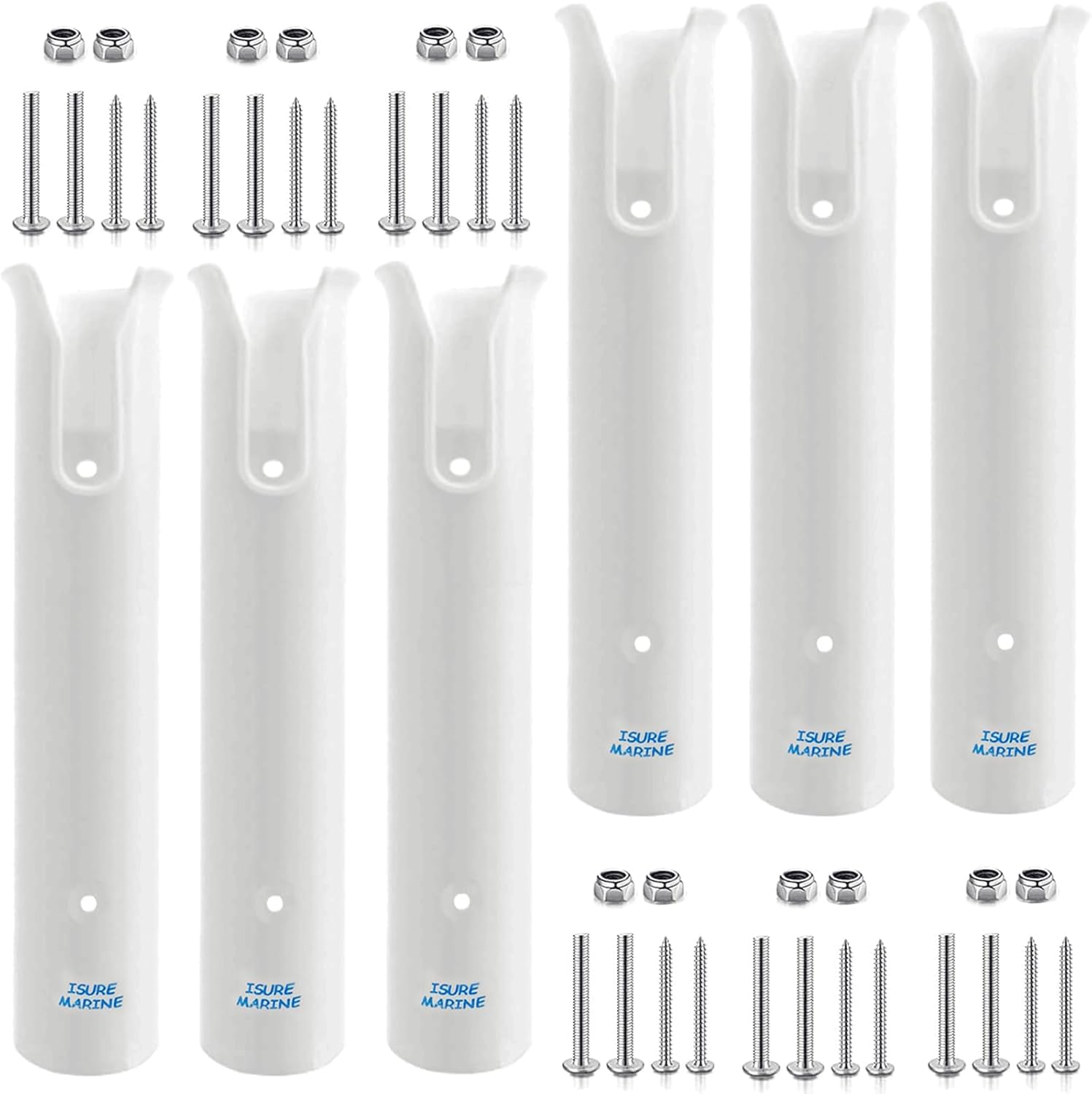 Amazon.com: ISURE MARINE Boat Pole Side Mount Rod Holder Bracket Wall ...