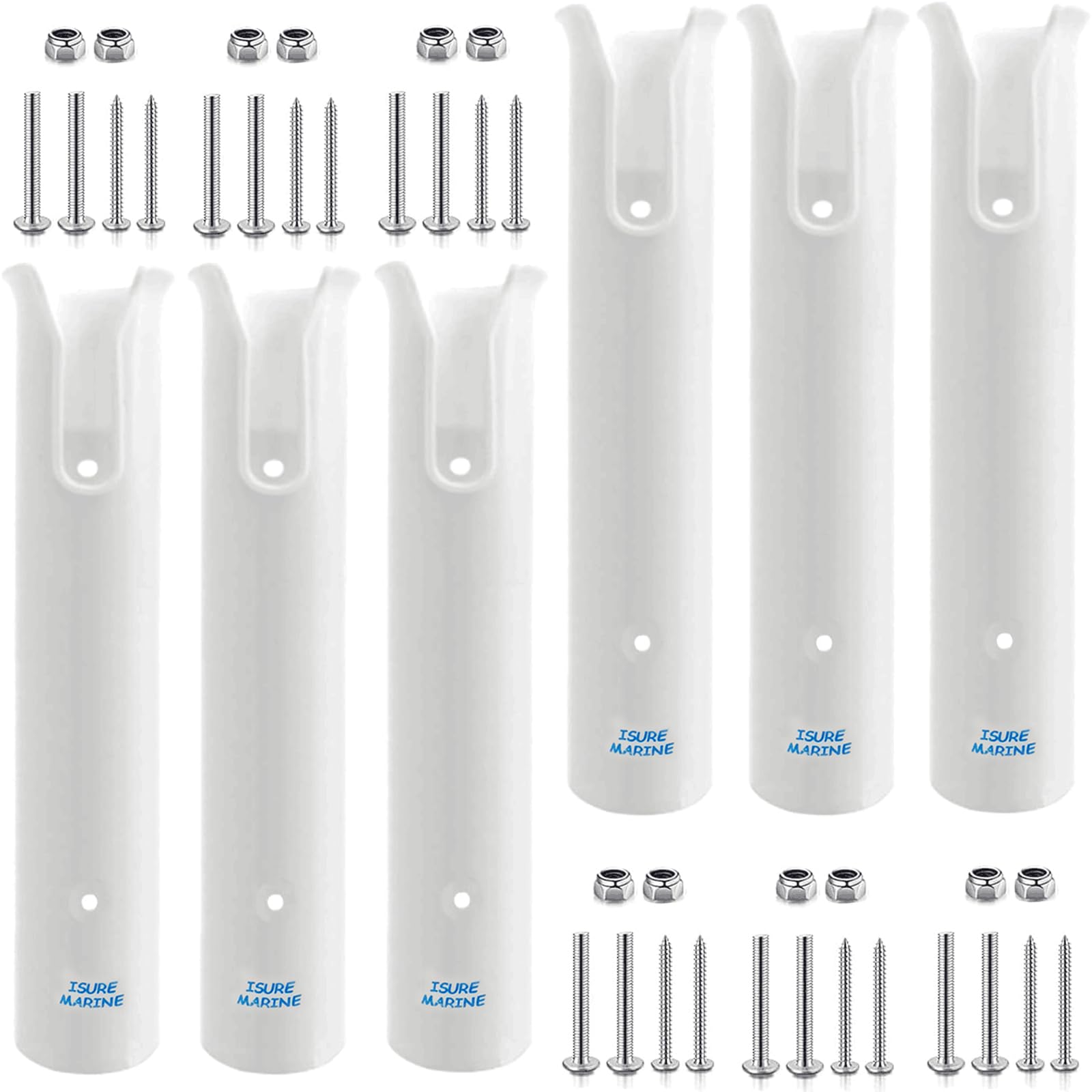 Amazon.com: ISURE MARINE Boat Pole Side Mount Rod Holder Bracket Wall ...