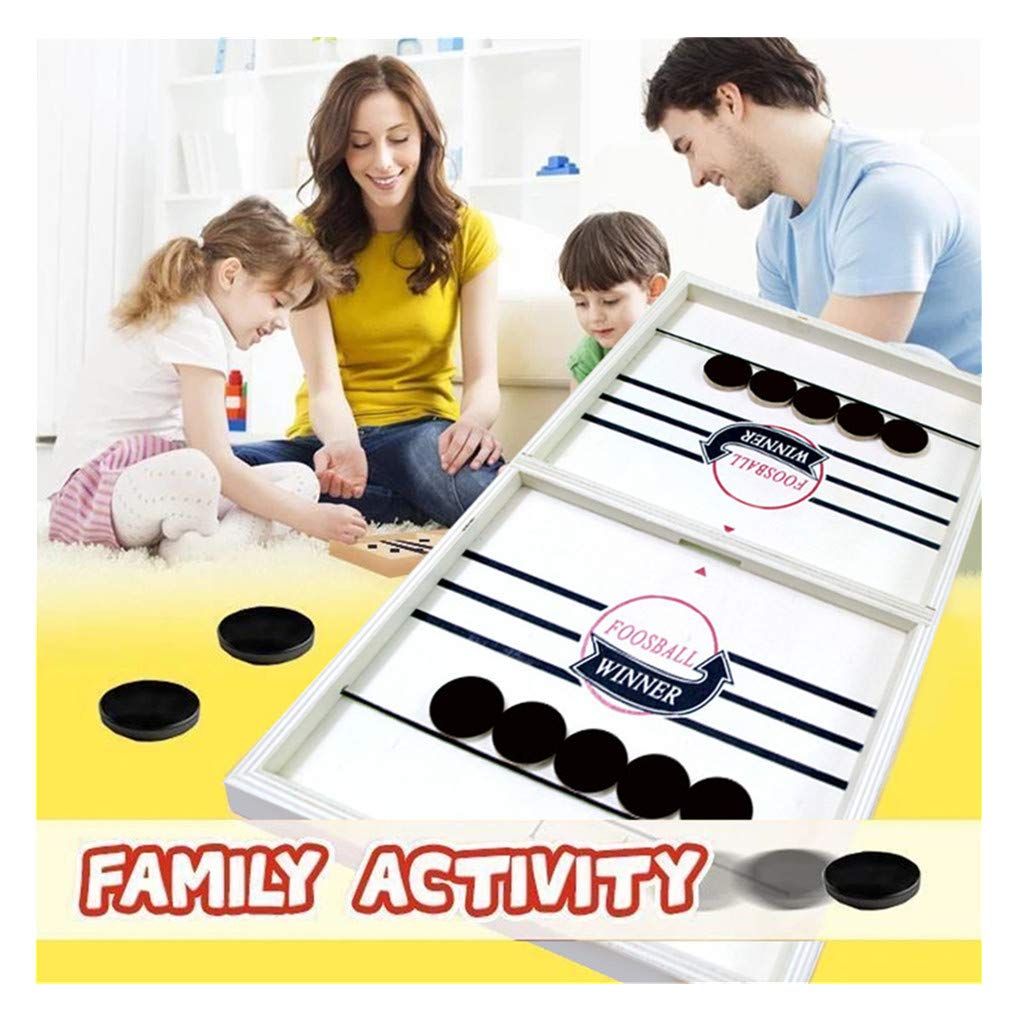 Buy ErYao Fast Sling Puck Board Game, Hockey Board Game, Wooden op ...
