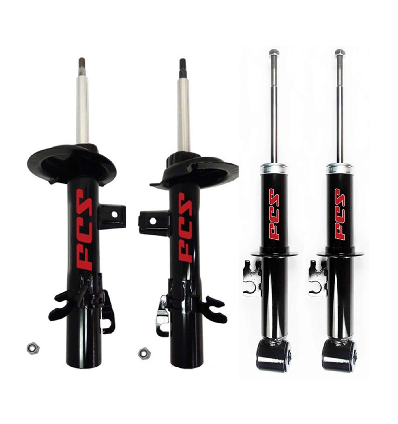 Amazon.com: FCS Front & Rear Suspension Struts Assemblies Kit For Mini ...