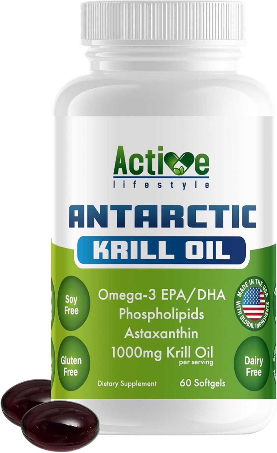 Amazon.com: Antarctic Krill Oil for Men & Women | Joints, Mobility ...